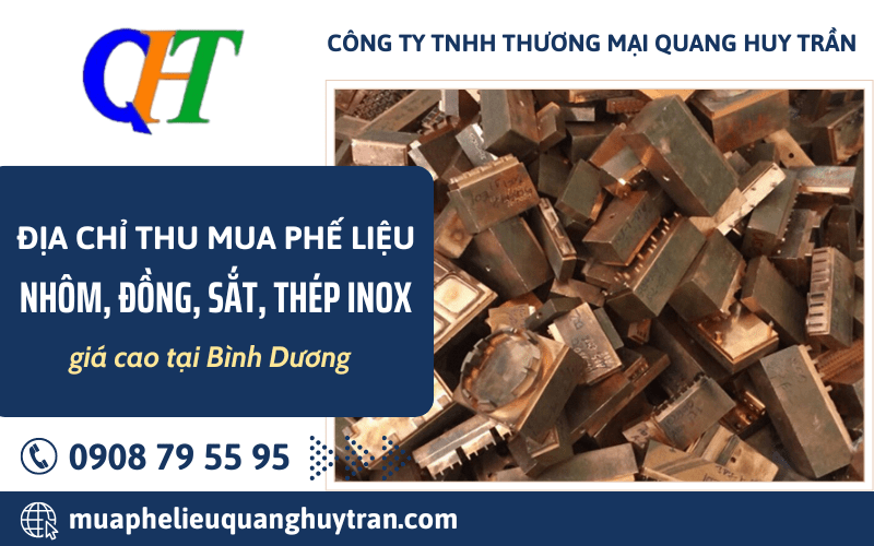 Địa chỉ thu mua phế liệu nhôm, đồng, sắt, thép, inox tại Bình Dương